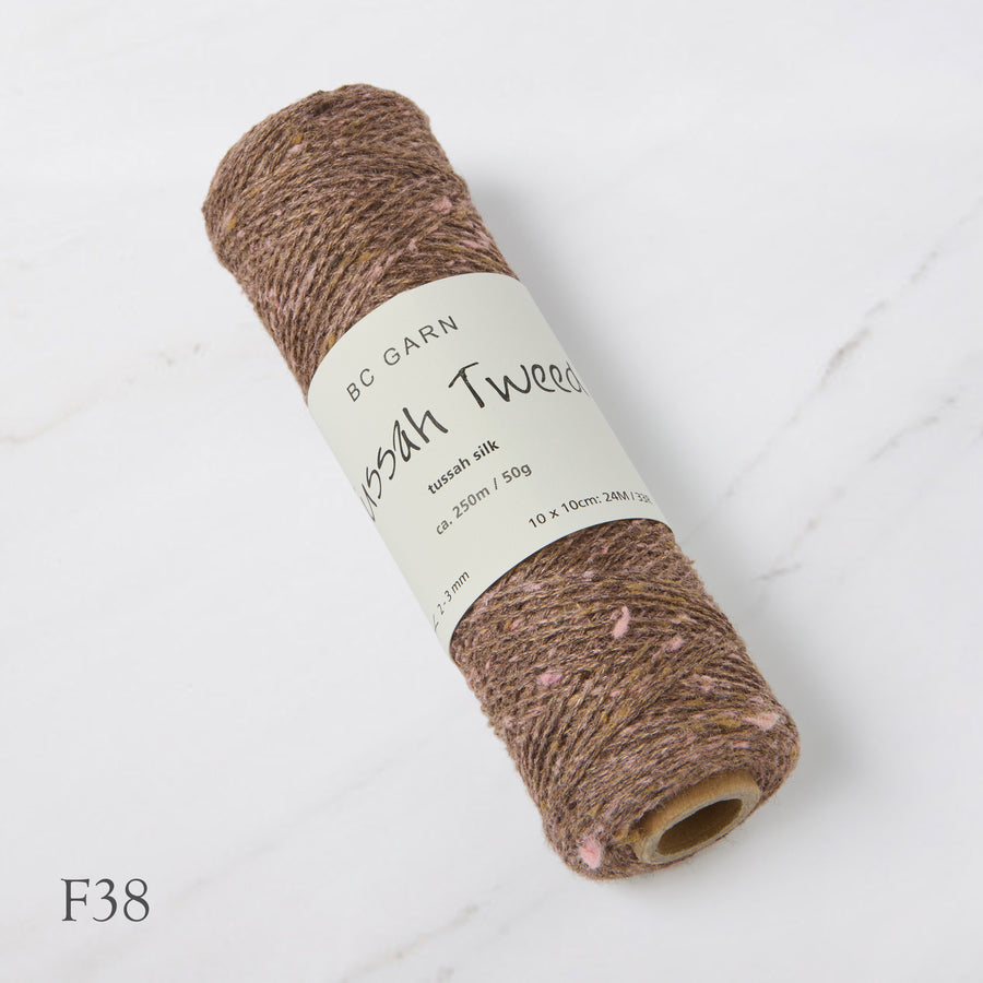 Tussah Tweed (100% silk) – Row House Yarn