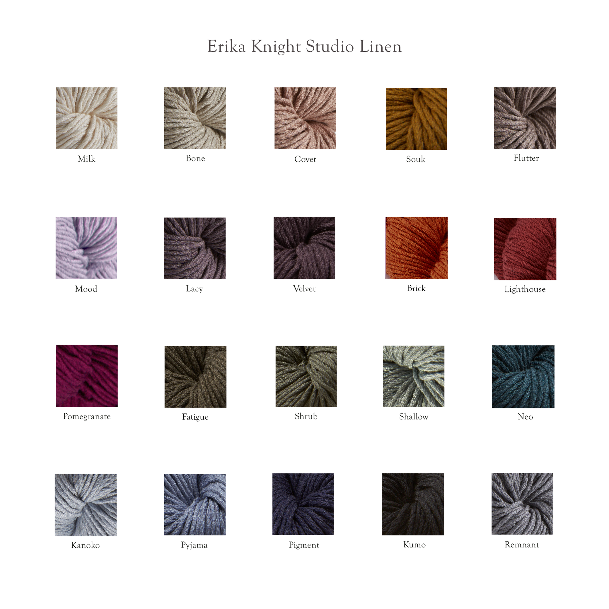 Studio Linen (100% linen) — Row House Yarn