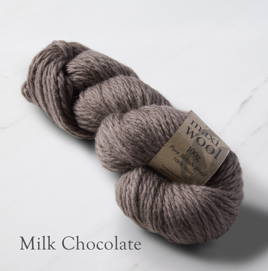 Maxi Wool (100% wool) - Super bulky weight wool knitting yarn – Row ...