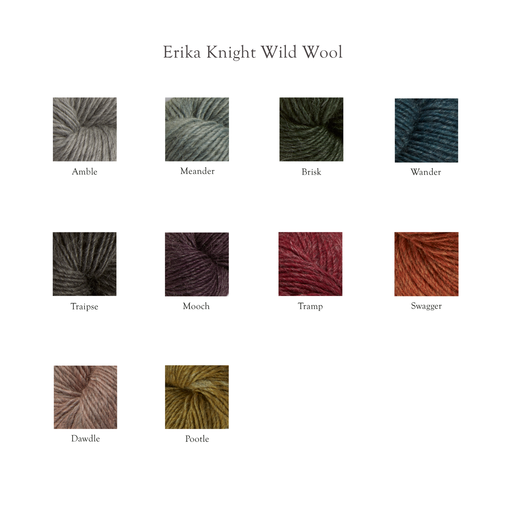 Wild Wool (85% wool, 15% viscose/nettle) — Row House Yarn