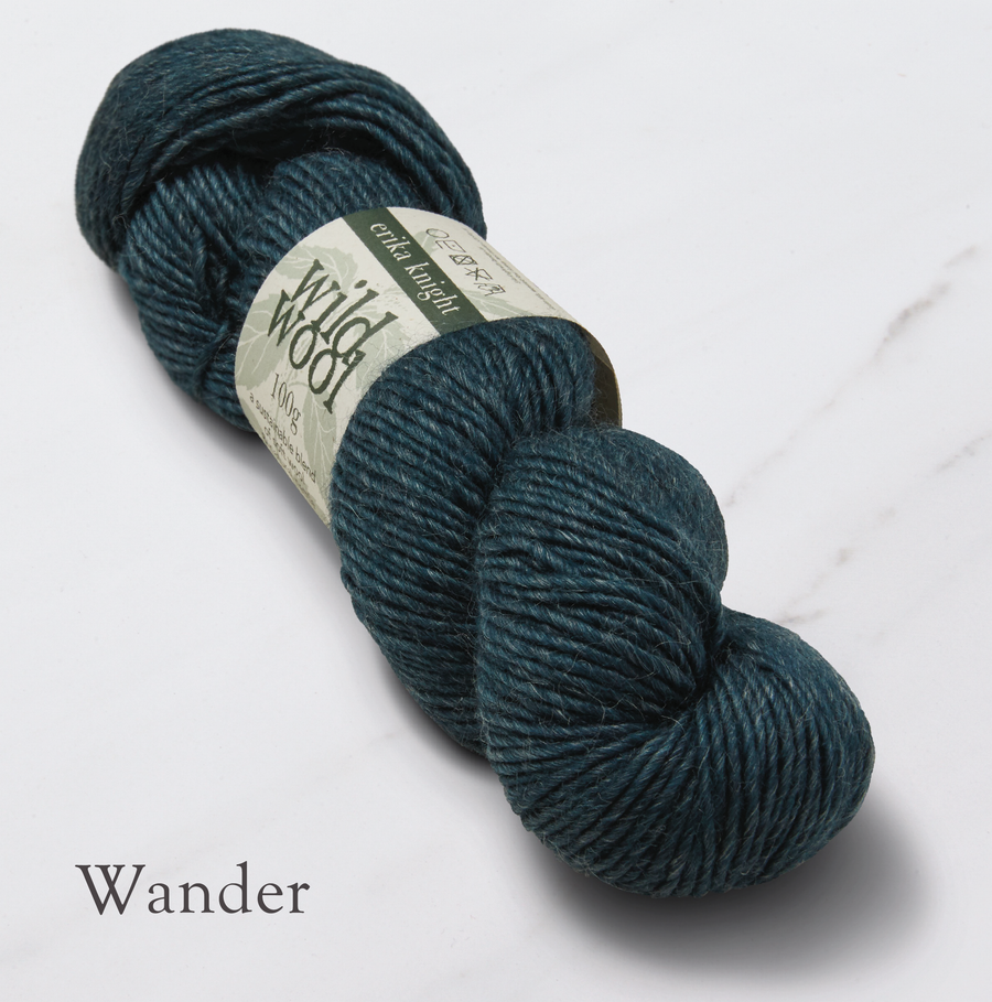 Wild Wool (85% wool, 15% viscose/nettle) – Row House Yarn