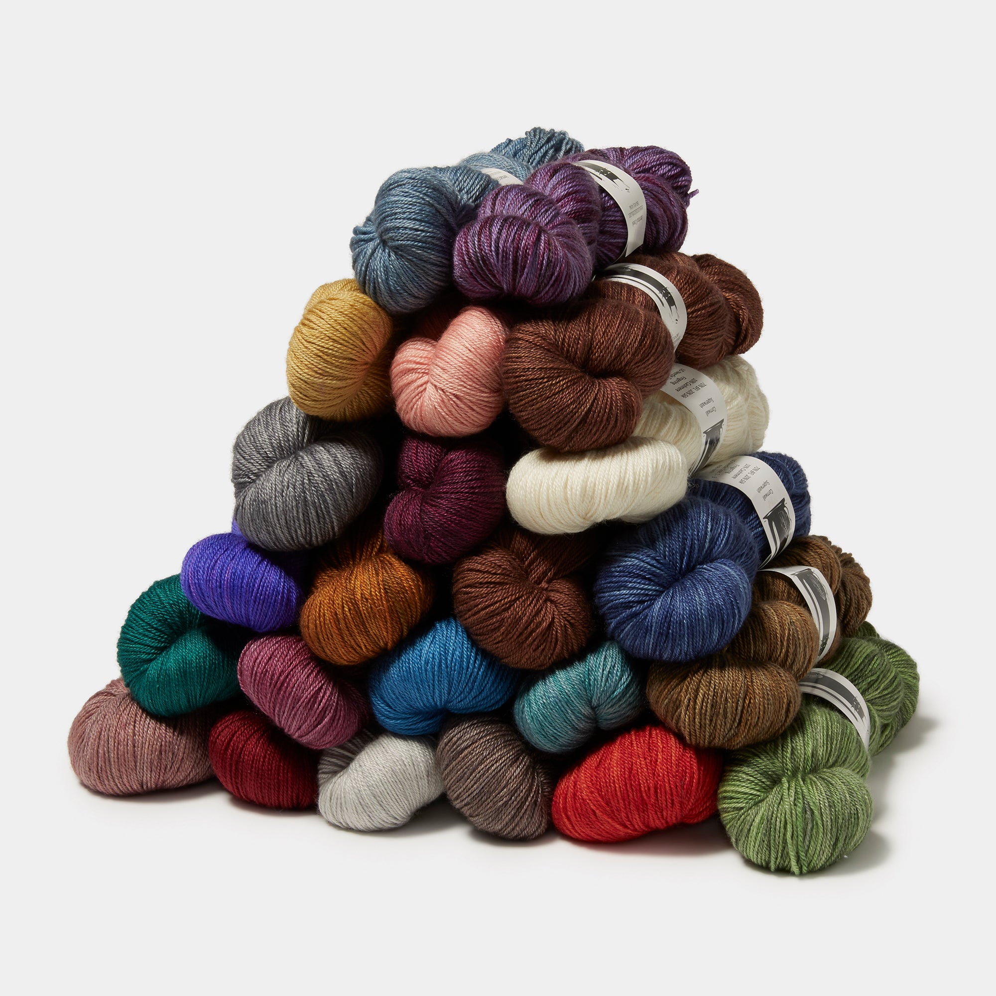 Jorstad Creek Cornwall (wool/cashmere/silk blend) fingering weight ...