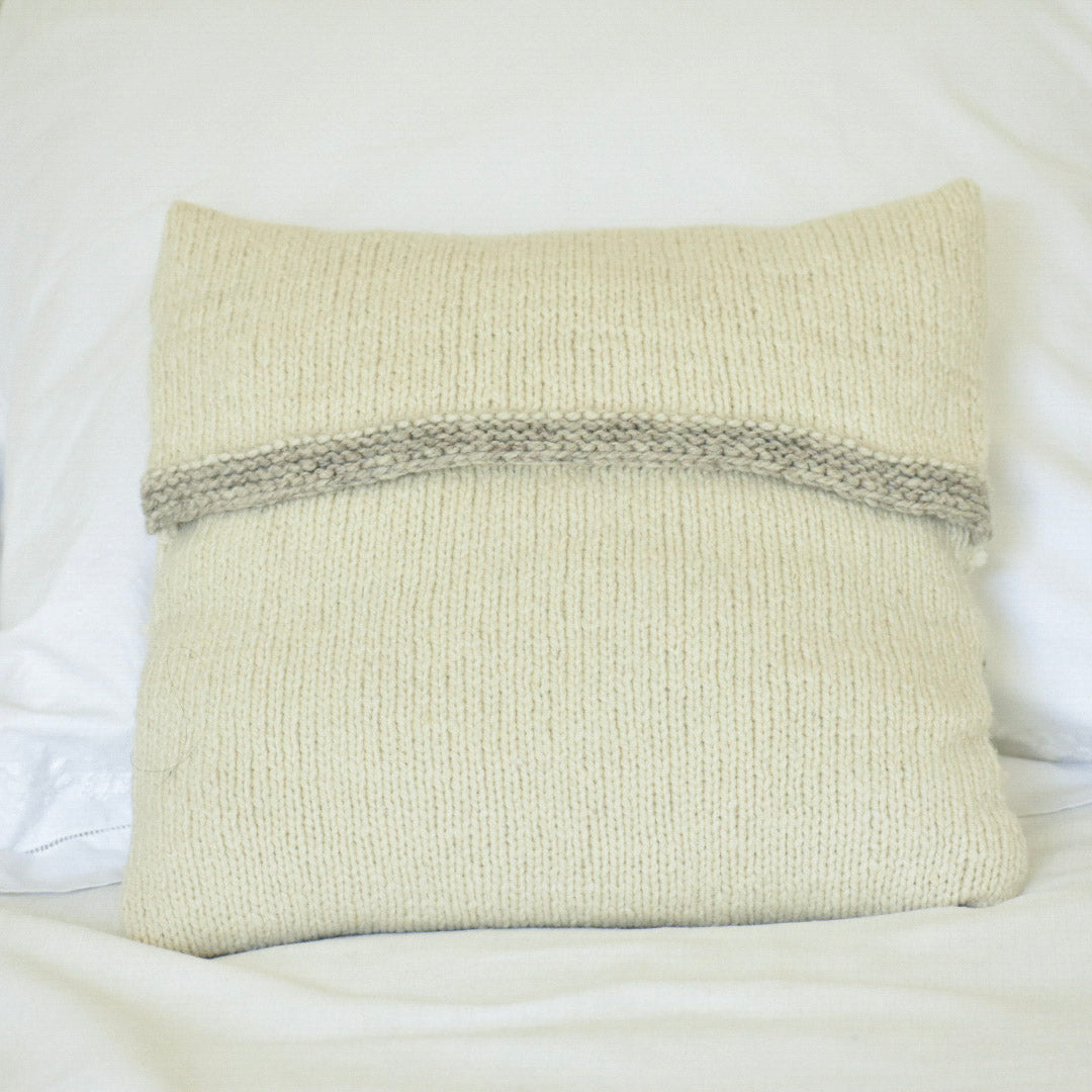 Nap Time Pillow Kit - Beginner Knitting Pattern & Kit – Row House Yarn