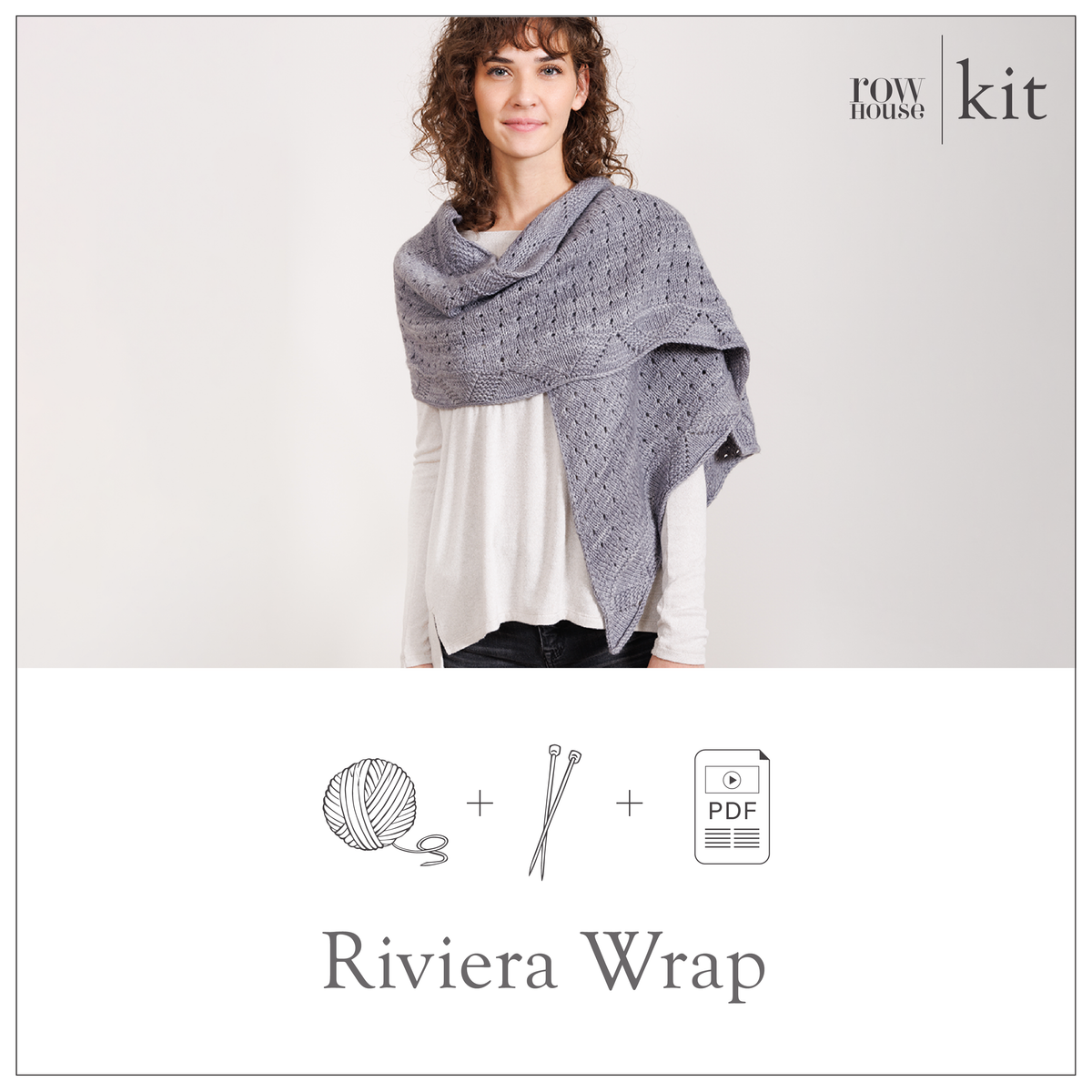Riviera Wrap Kit — Row House Yarn